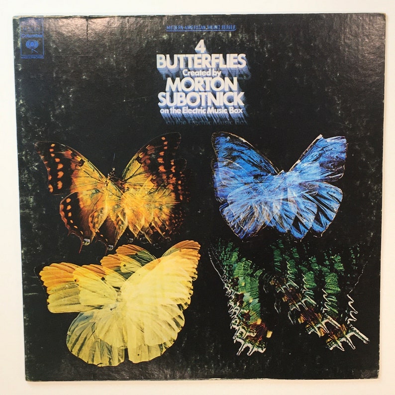 Morton Subotnick 4 Butterflies LP Record 12 Inch Buchla Modular Synth Rare - Etsy