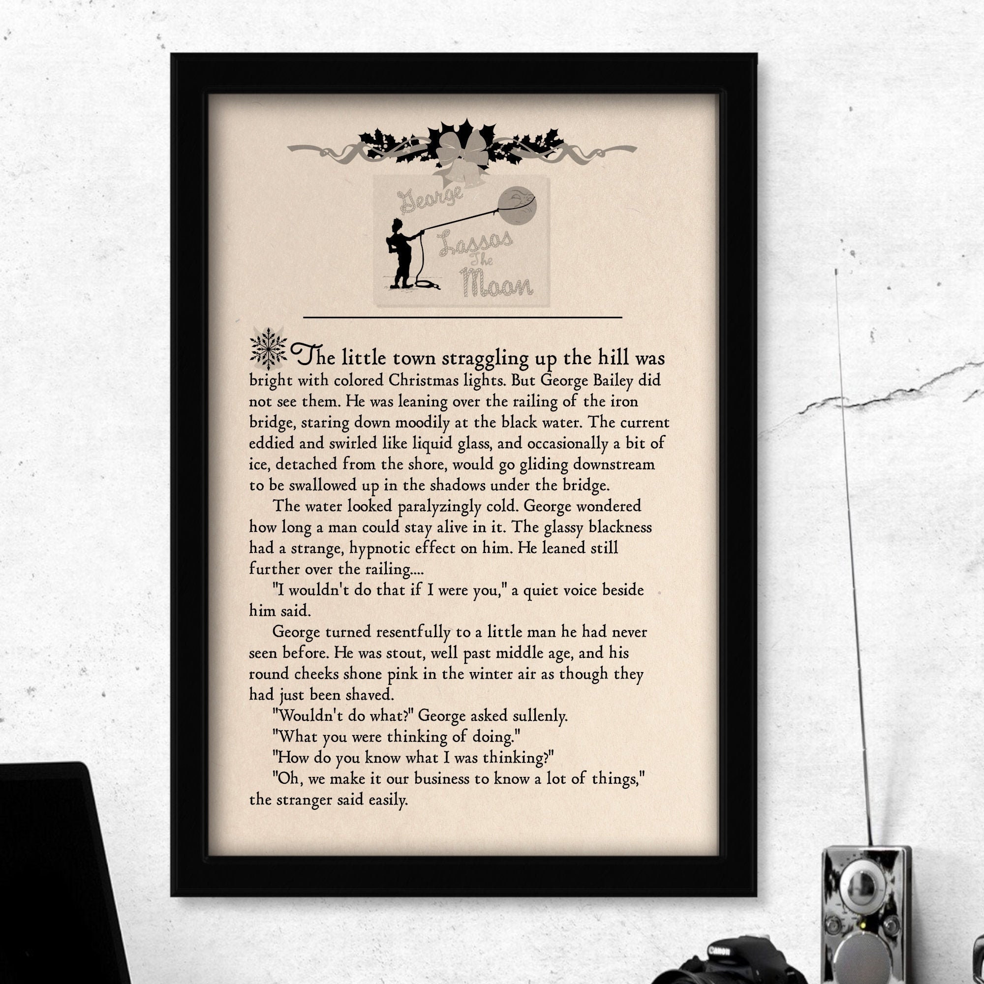 It's a Wonderful Life Book Page Art Print - Etsy