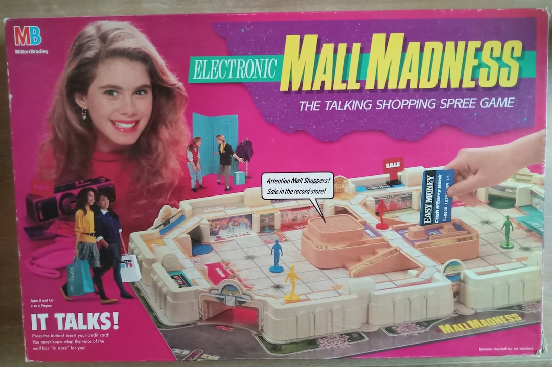 Mall Madness Board Game 1989 ORIGINAL COMPLETE - Etsy