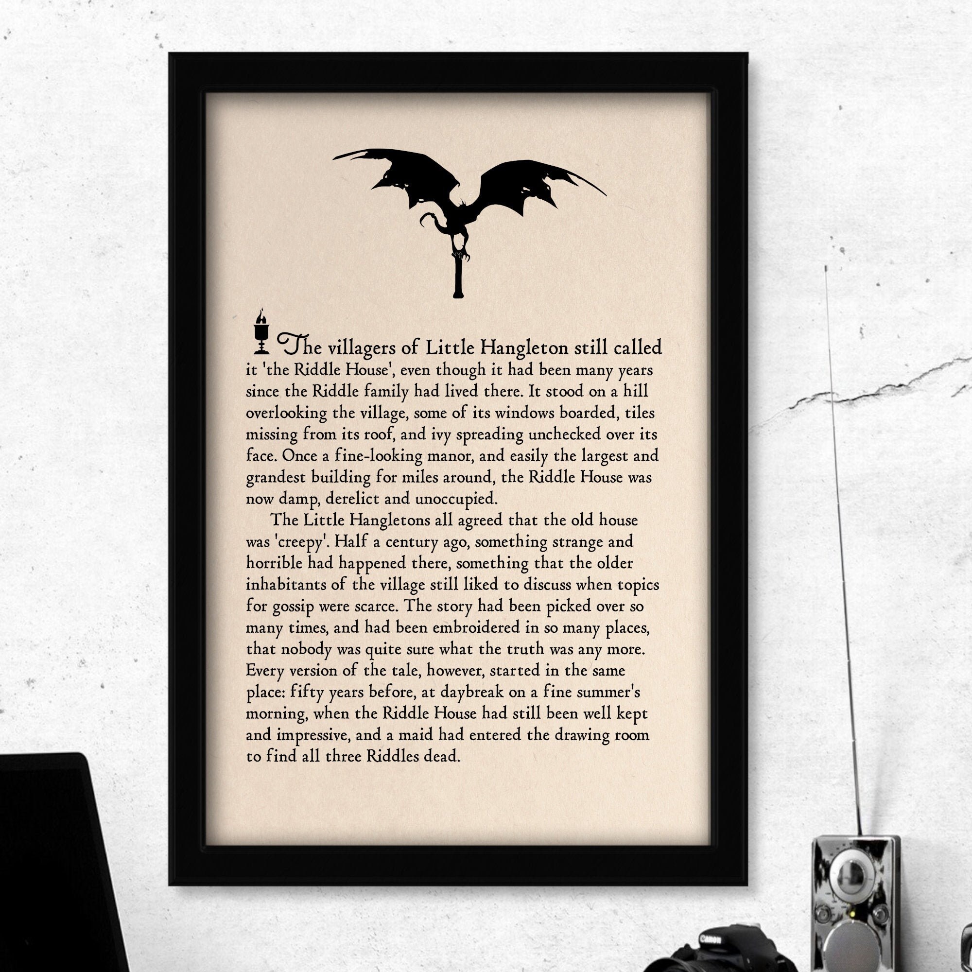 Harry Potter Book Page Art Print | Etsy