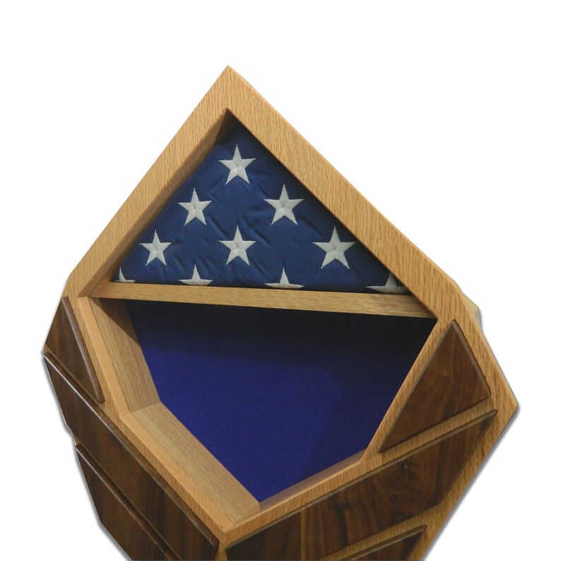 US Air Force USAF Wings Retirement Shadow Box Flag Display - Etsy