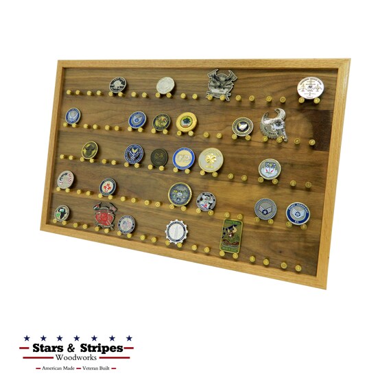 Wall Mount Challenge Coin Display – Wall Design Ideas