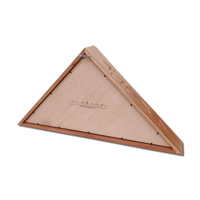 Army Cherry Wood Flag Display Case: Veteran Memorial, Engraved Option ...
