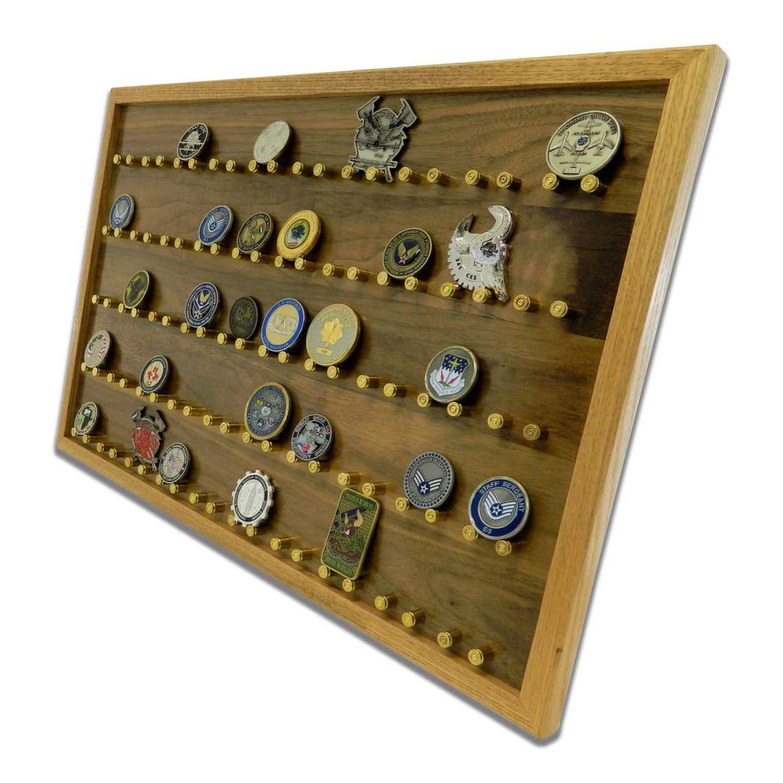 50 Challenge Coin Rack Display Military Coin Holder 9mm - Etsy