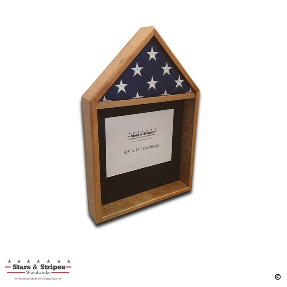 Cherry Flag & Certificate Display Case Folded 3' x 5' | Etsy