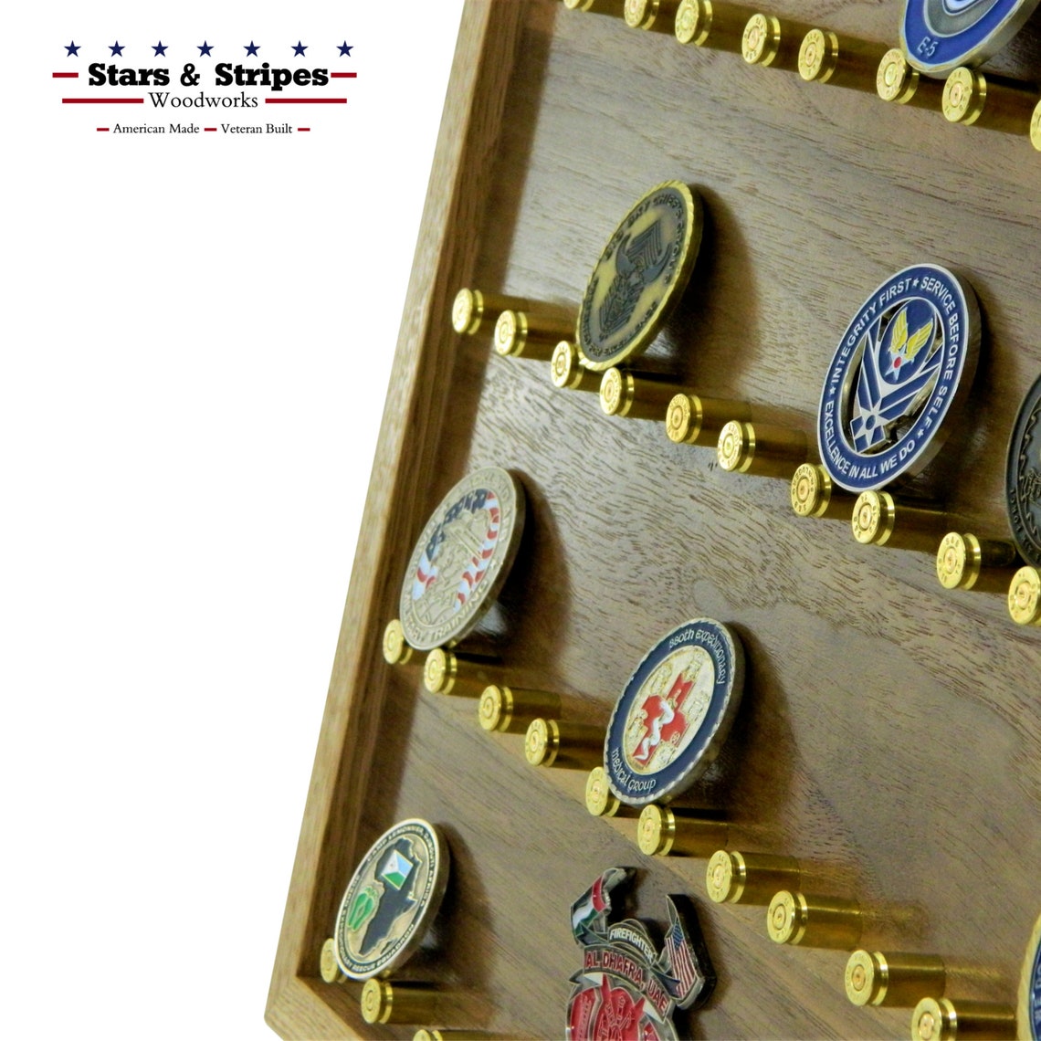 50 Challenge Coin Rack Display Military Coin Holder 9mm | Etsy