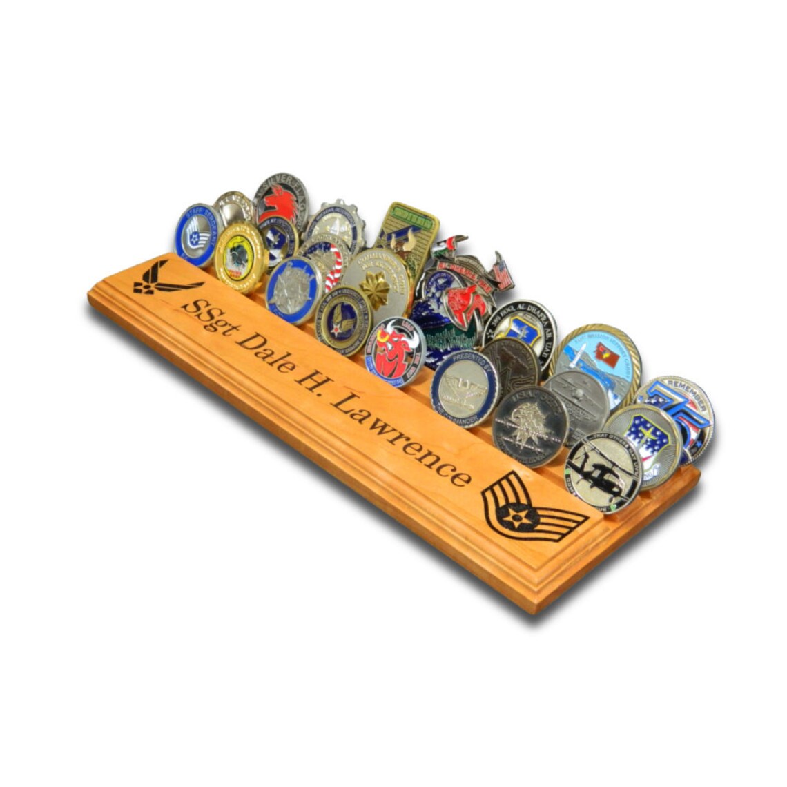 A.R.S. Challenge Coin Rack Display 24 Military Challenge - Etsy