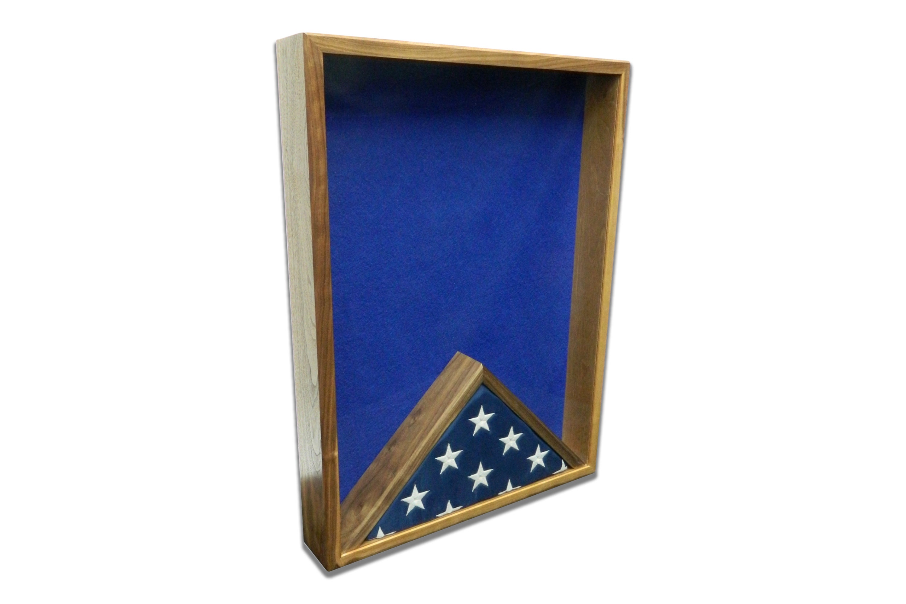 Walnut 18 X 24 Vertical Flag Display Shadow Box - Etsy India