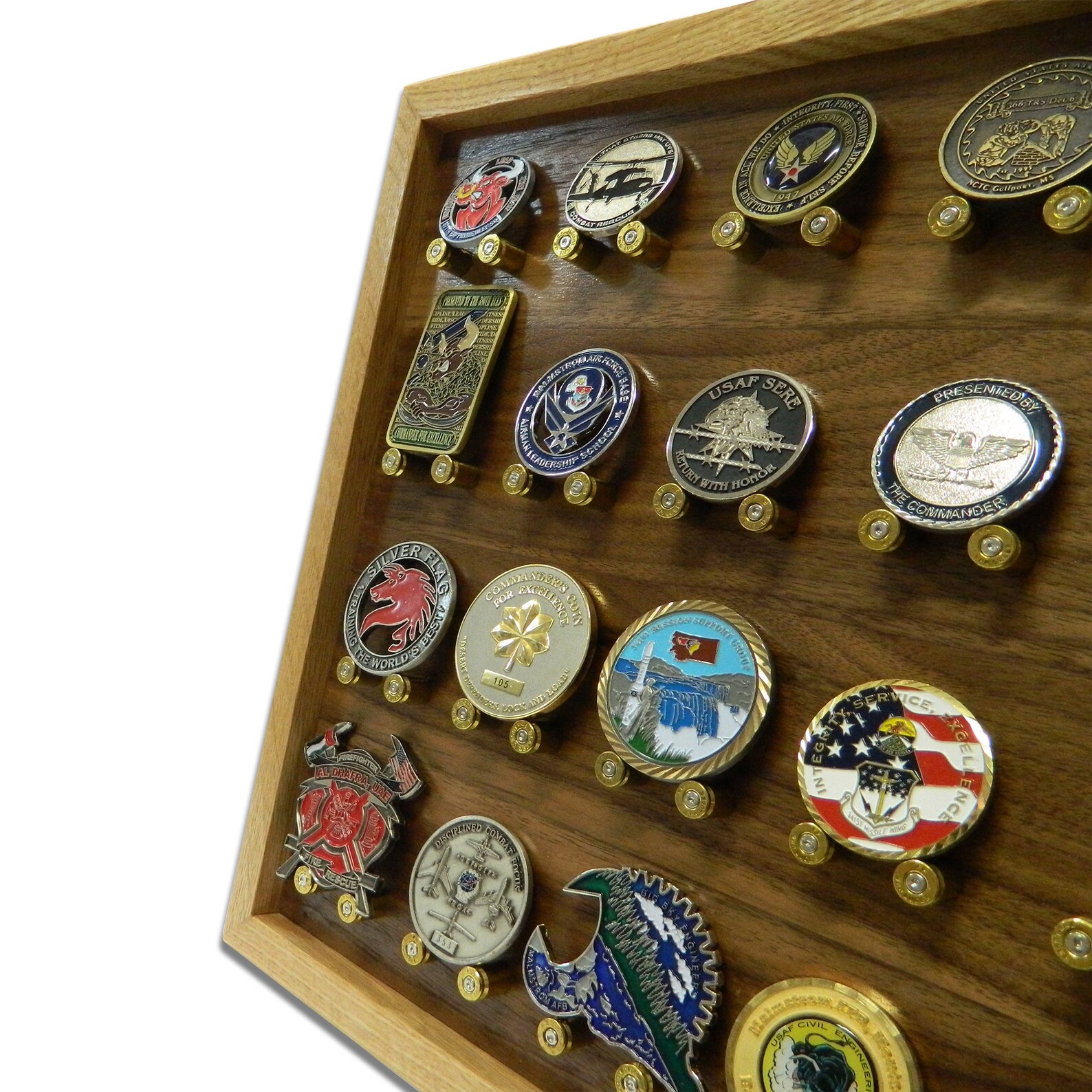 24 Challenge Coin Rack Display Military Coin Holder 9mm - Etsy