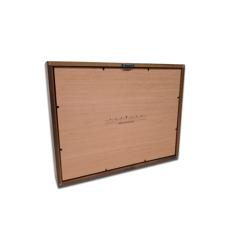 Walnut 14x18 Shadow Box Flag Display Case Holds - Etsy