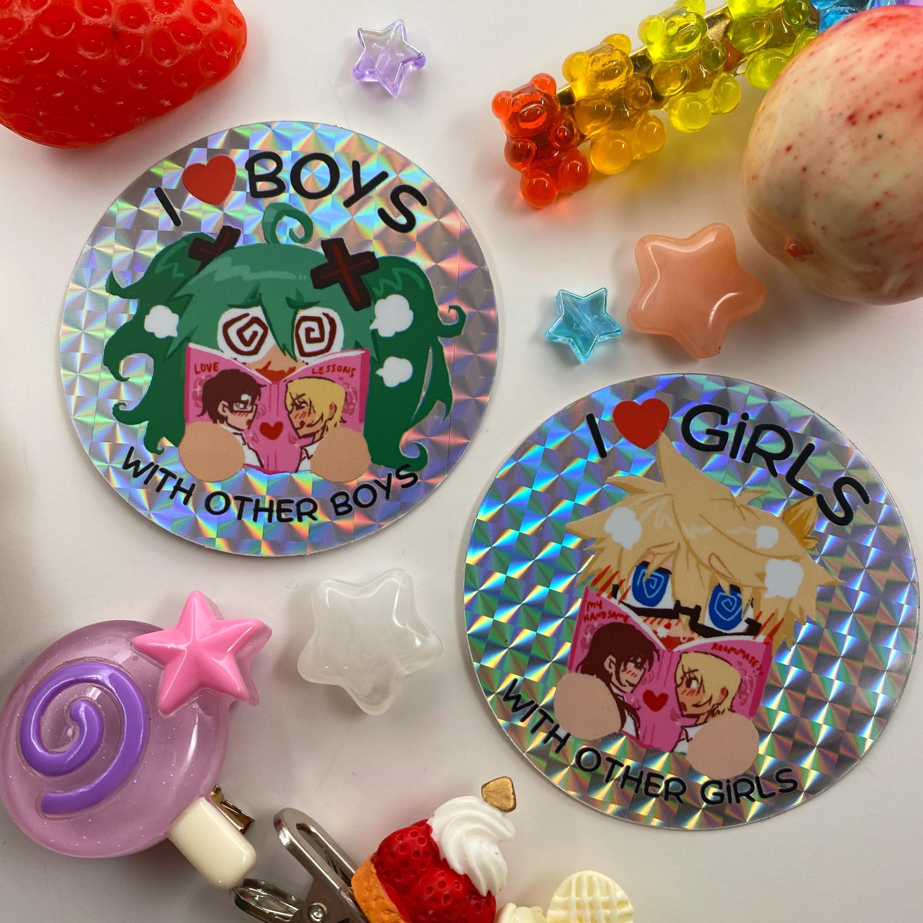 Rotten Girl Plus Boy Yaoi Yuri Vocaloid Miku Len Holo Stickers ...
