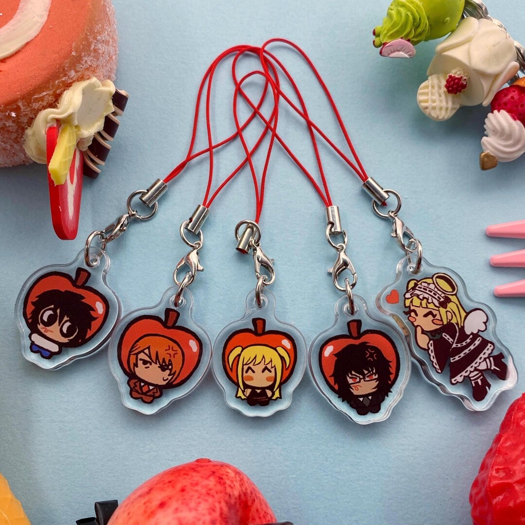 Death Note L Lawliet Misa Amane Light Yagami Teru Mikami Apple Anime ...