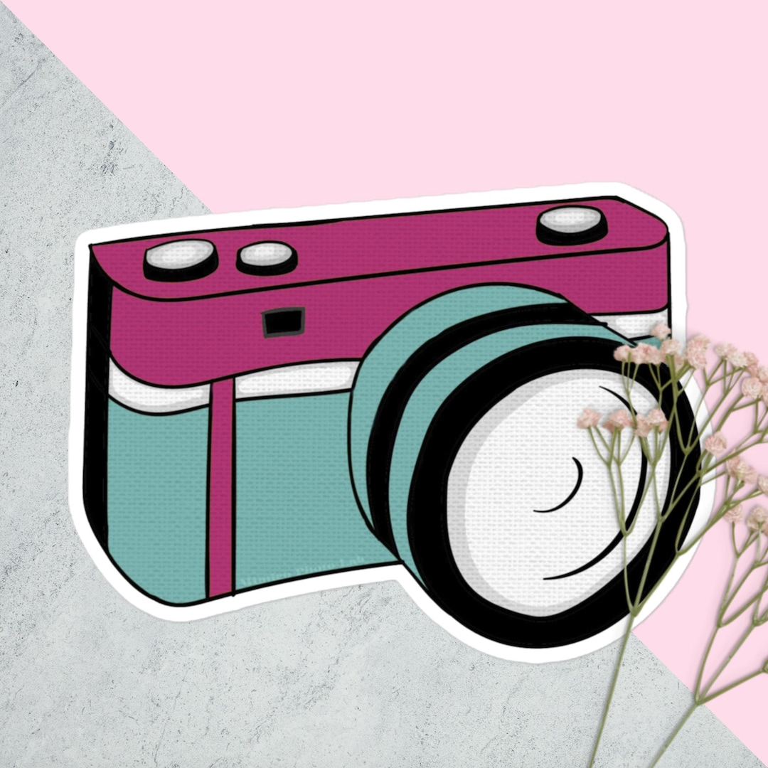 Film Camera Vinyl Stickers: Digital Art, 35mm Film, Analog Film Camera ...