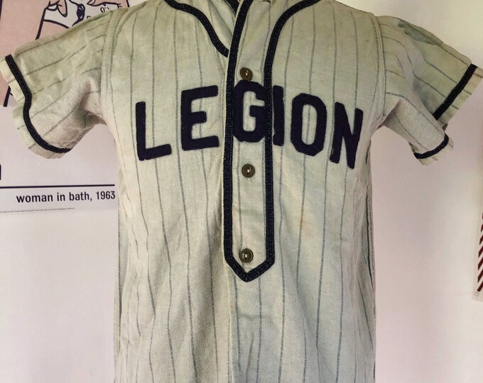 Vintage 1920’s Flannel Baseball Jersey - Etsy