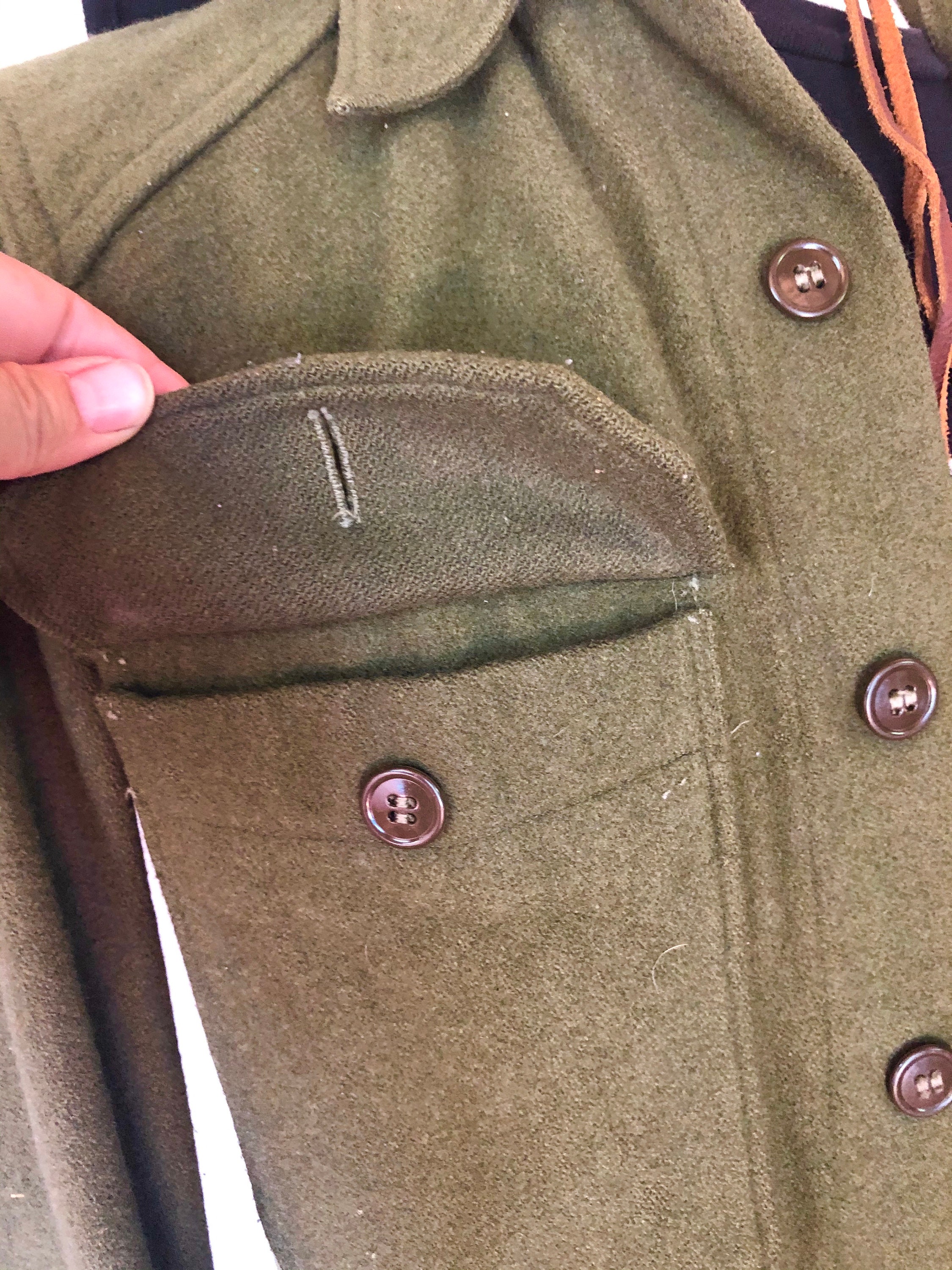 Vintage Army Surplus Wool Shirt - Etsy