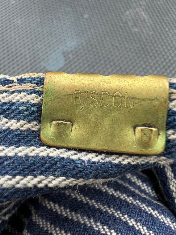 Vintage 1950’s Wabash Railroad Cap with Brass Tag - Gem