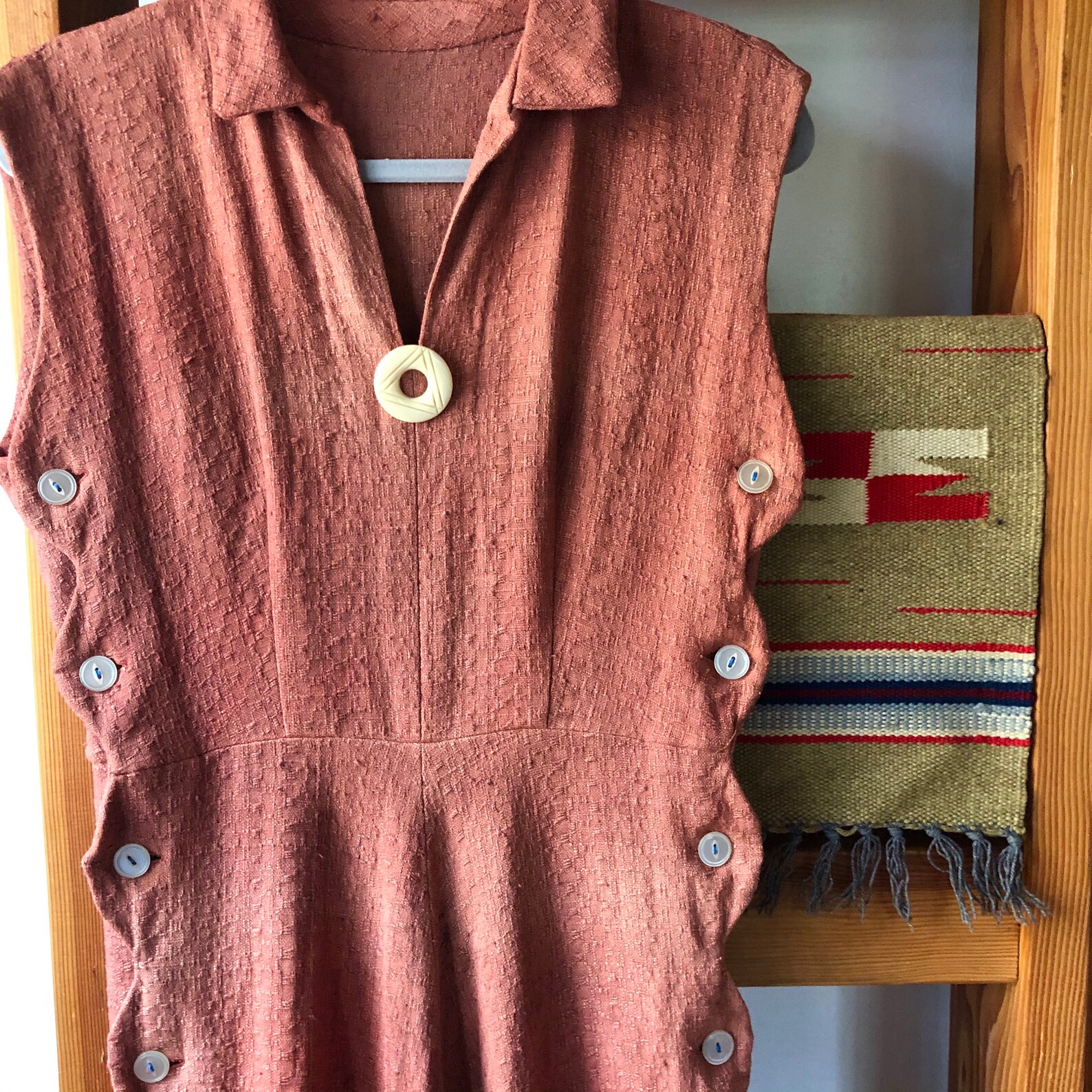 UP THE ROSE Upcycled 1940s Clamshell Dress Overdyed With - Etsy