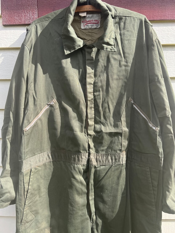 1950’s/60’s Walls Dark Olive Green Coveralls Blizzard… - Gem
