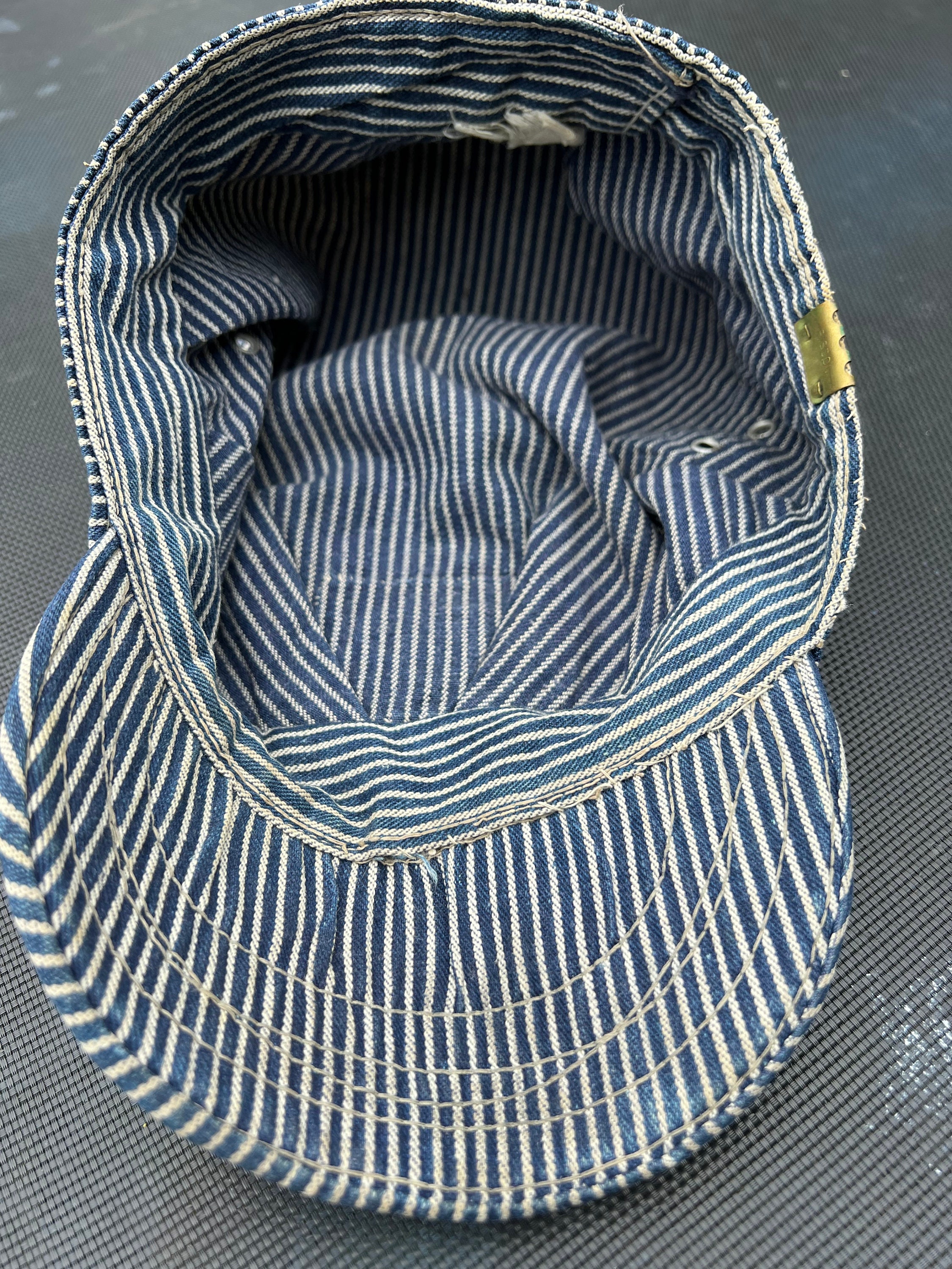 Vintage 1950s Wabash Railroad Cap With Brass Tag - Etsy