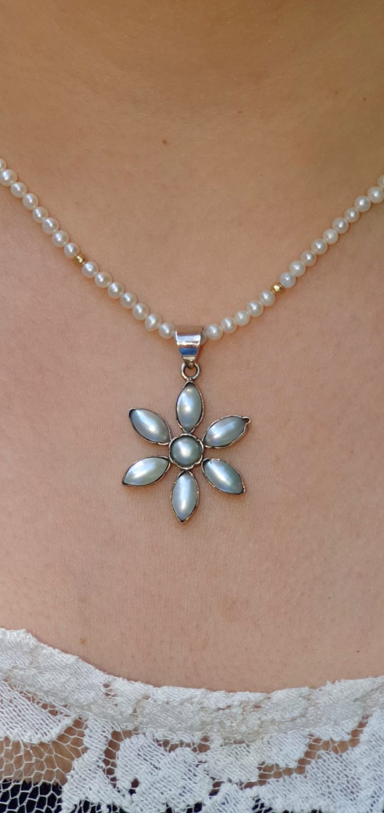 Freshwater Pearl Necklace/natural Pearl Necklace/unique Pearl Necklace ...