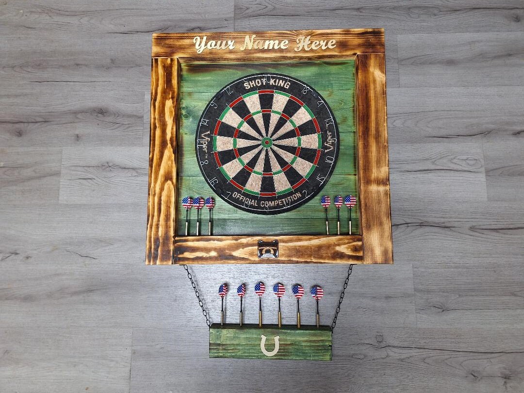 30x30 Forest Green - Personalized Dartboard Backboard - Etsy