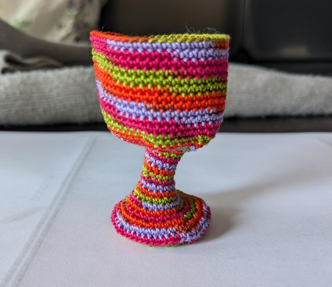 Portable Mini Chalice - Crochet Chalice W Carry Bag and Optional Tea ...