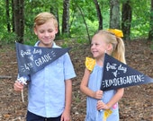 PRE-K Printable First Day and Last Day of Prek Grade Pennant - Etsy