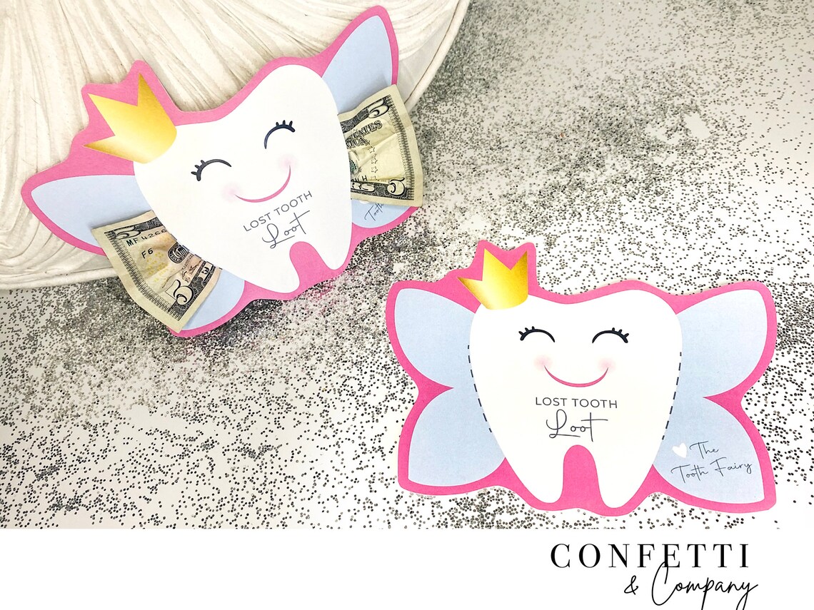 Printable Tooth Fairy Money Holder Printable Digital File | Etsy