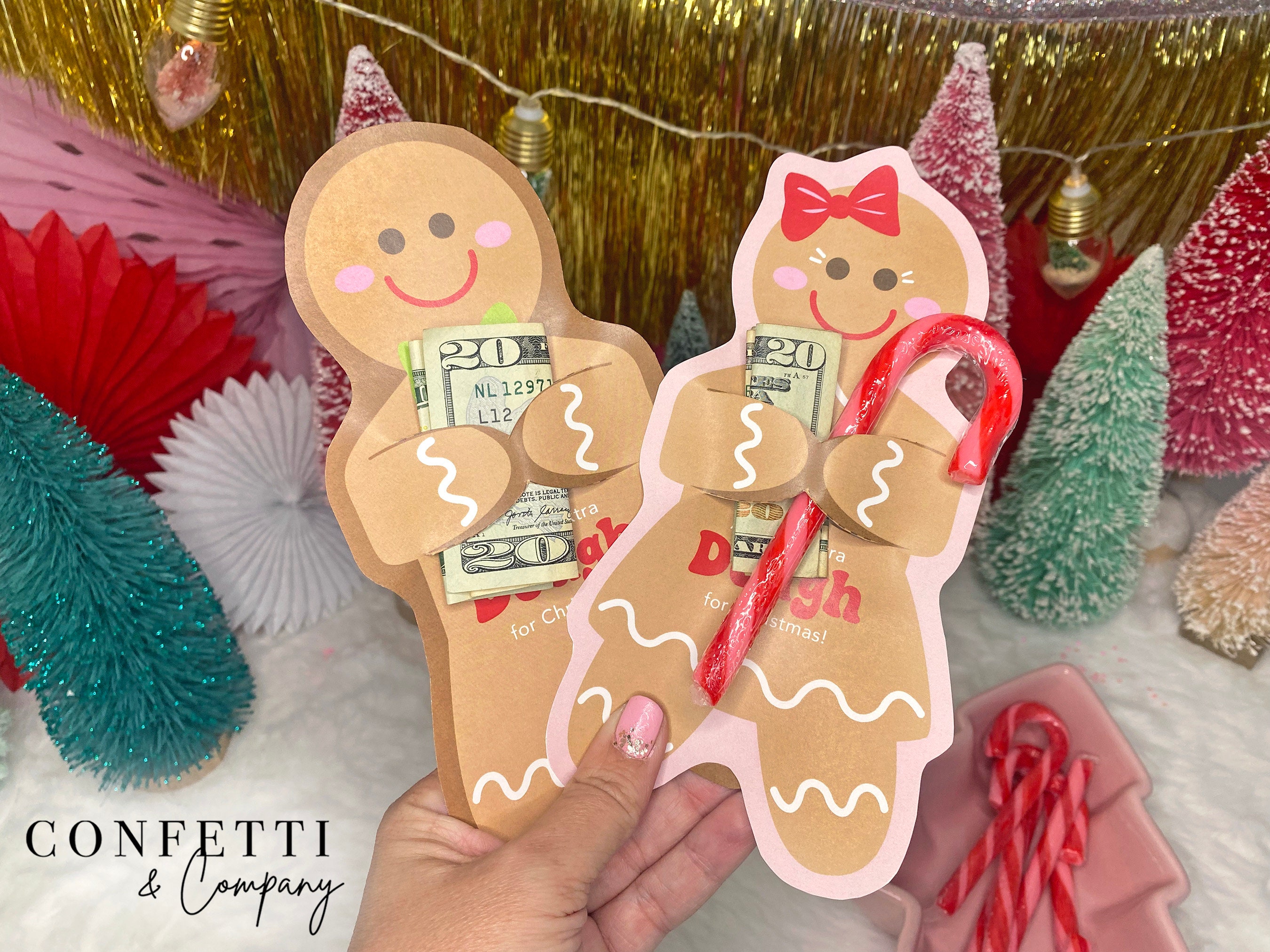 A Little Extra DOUGH for Christmas Gingerbread Cookie Money Holder ...