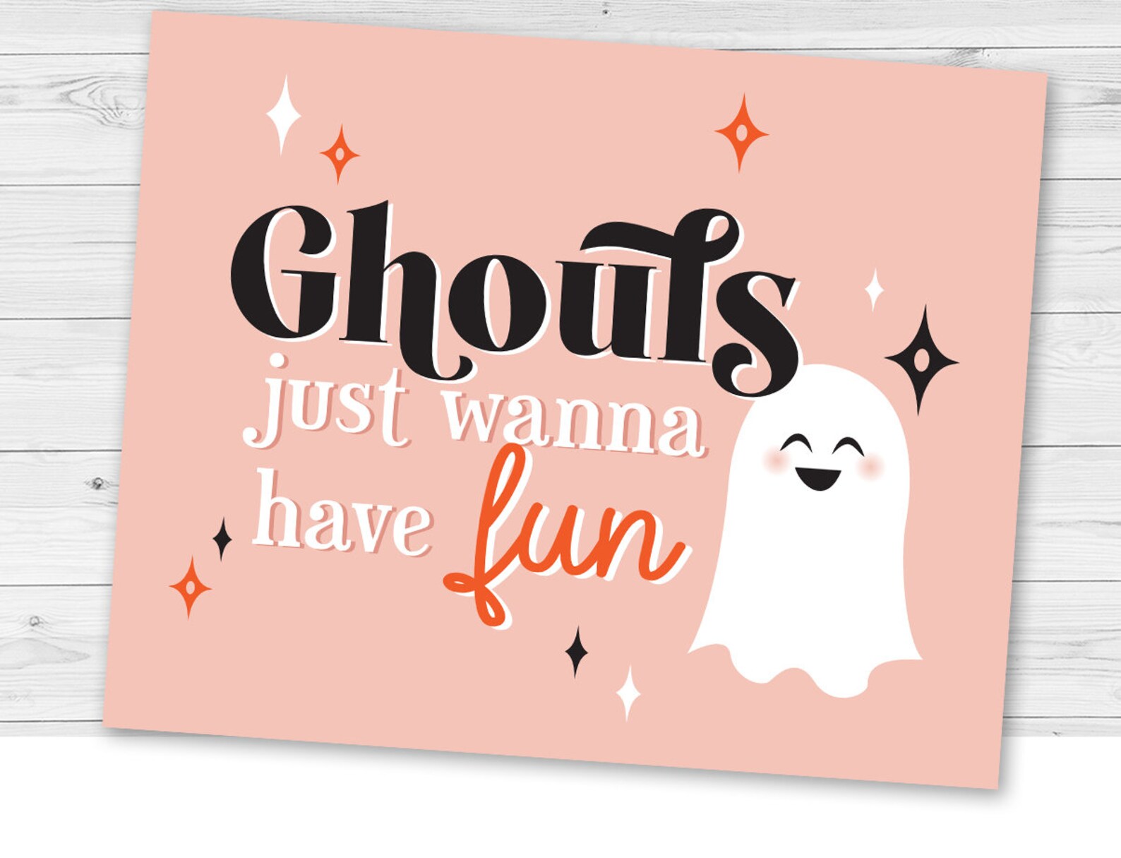 Printable Ghouls Just Wanna Have Fun Halloween Decor Sign | Etsy