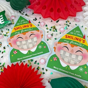 Christmas Chewing Gum Printable Treat Card, Classroom Christmas Gift ...