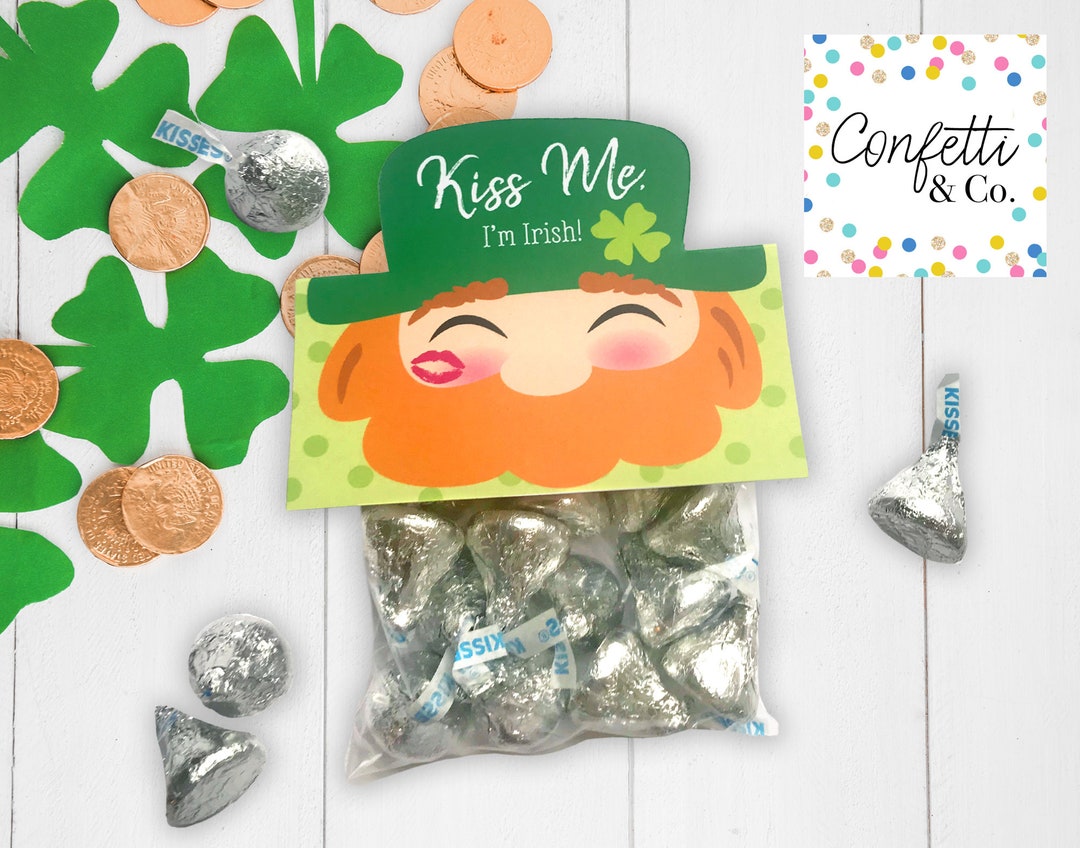 St. Patrick's Day Leprechaun Printable Treat Bag Topper, Leprechauns ...