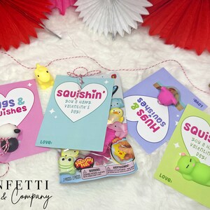 Squishie Valentines, Squishy Printable Valentine Cards, Hugs ...