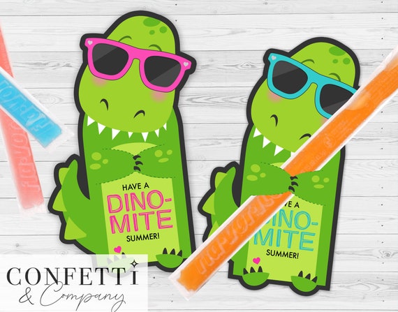 End of the Year Student Treats Popsicle Treat Cards - Etsy