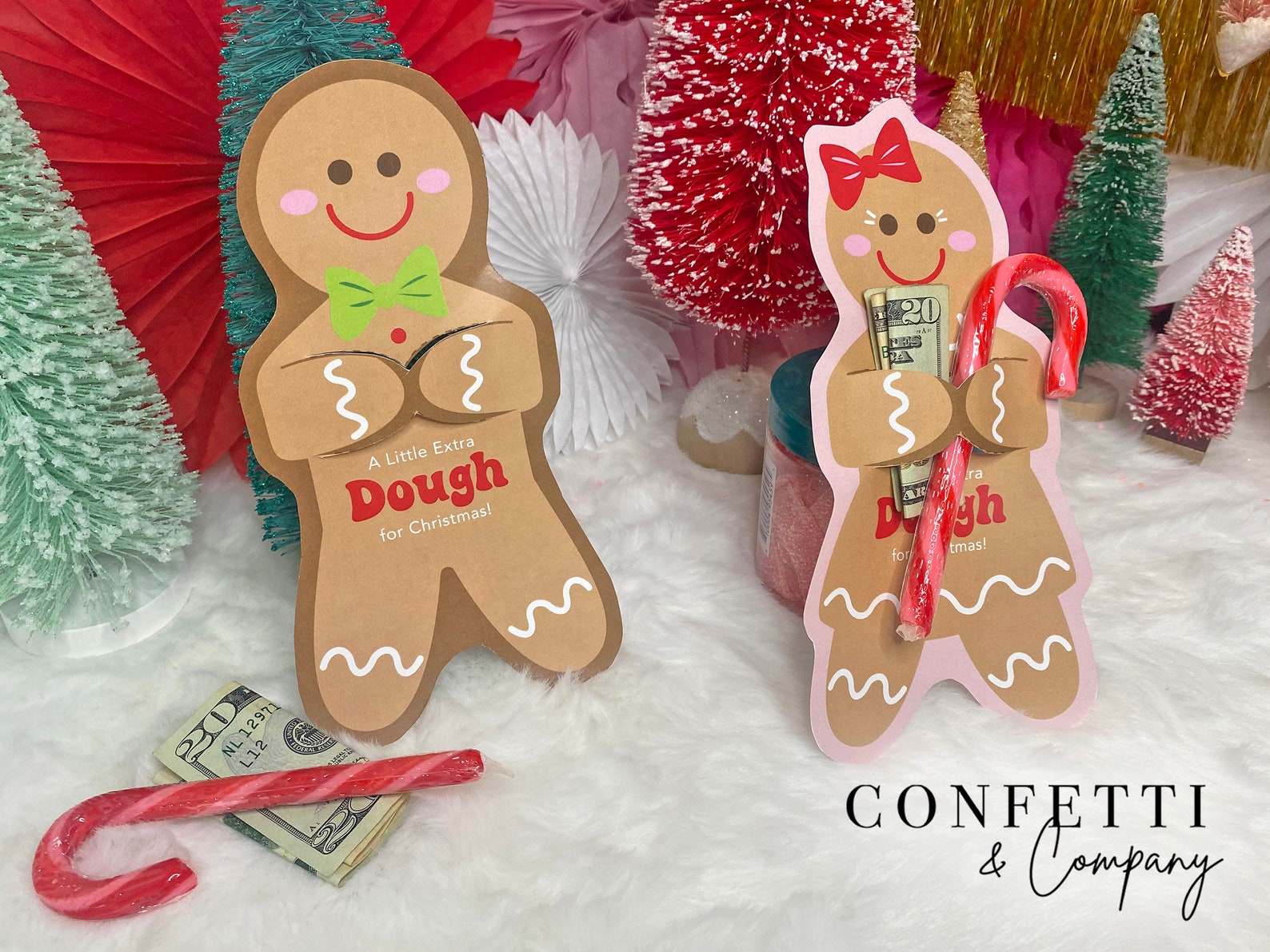 A Little Extra DOUGH for Christmas Gingerbread Cookie Money Holder ...