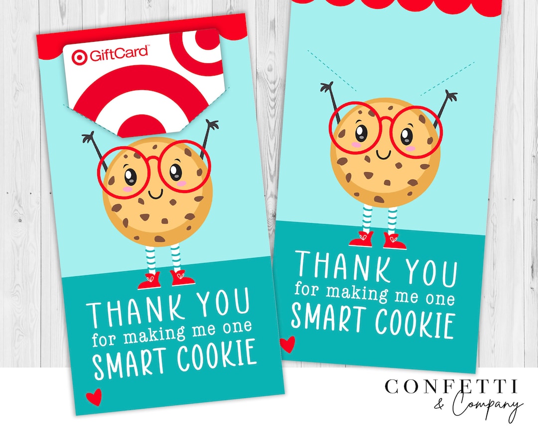 Thank You for Making Me One Smart Cookie, Elementary Teacher ...