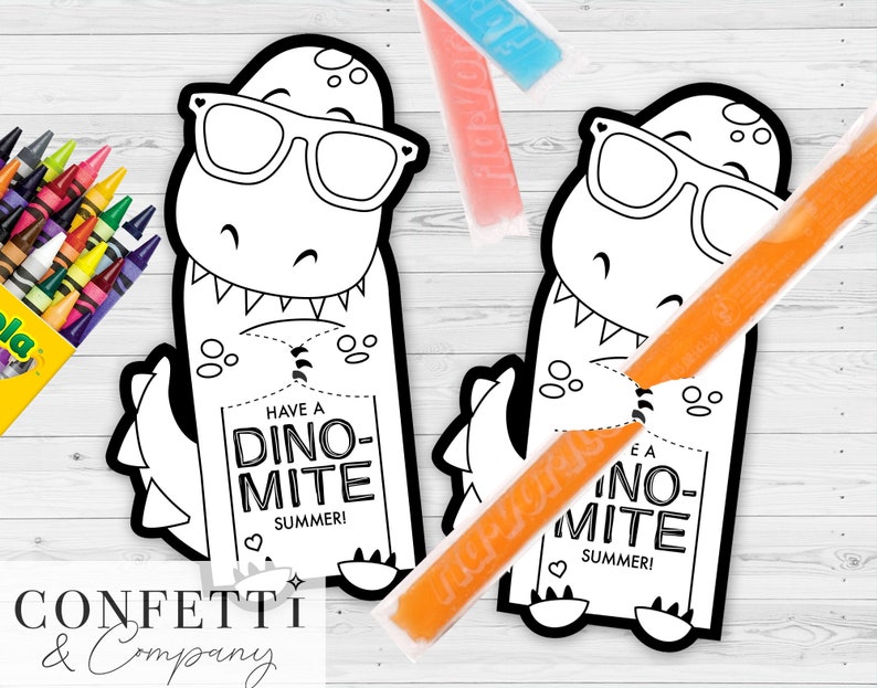 End of the Year Student Treats Popsicle Treat Cards - Etsy