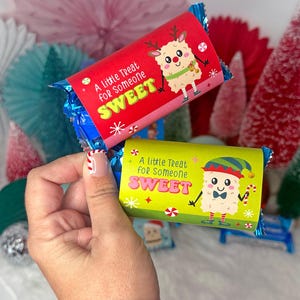 Christmas Rice Krispy Treat Wrappers, Treats Tags, A Treat for Someone ...