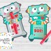 Robot Valentine Treat Holder Printable Cards, Printable Candy Hugger ...
