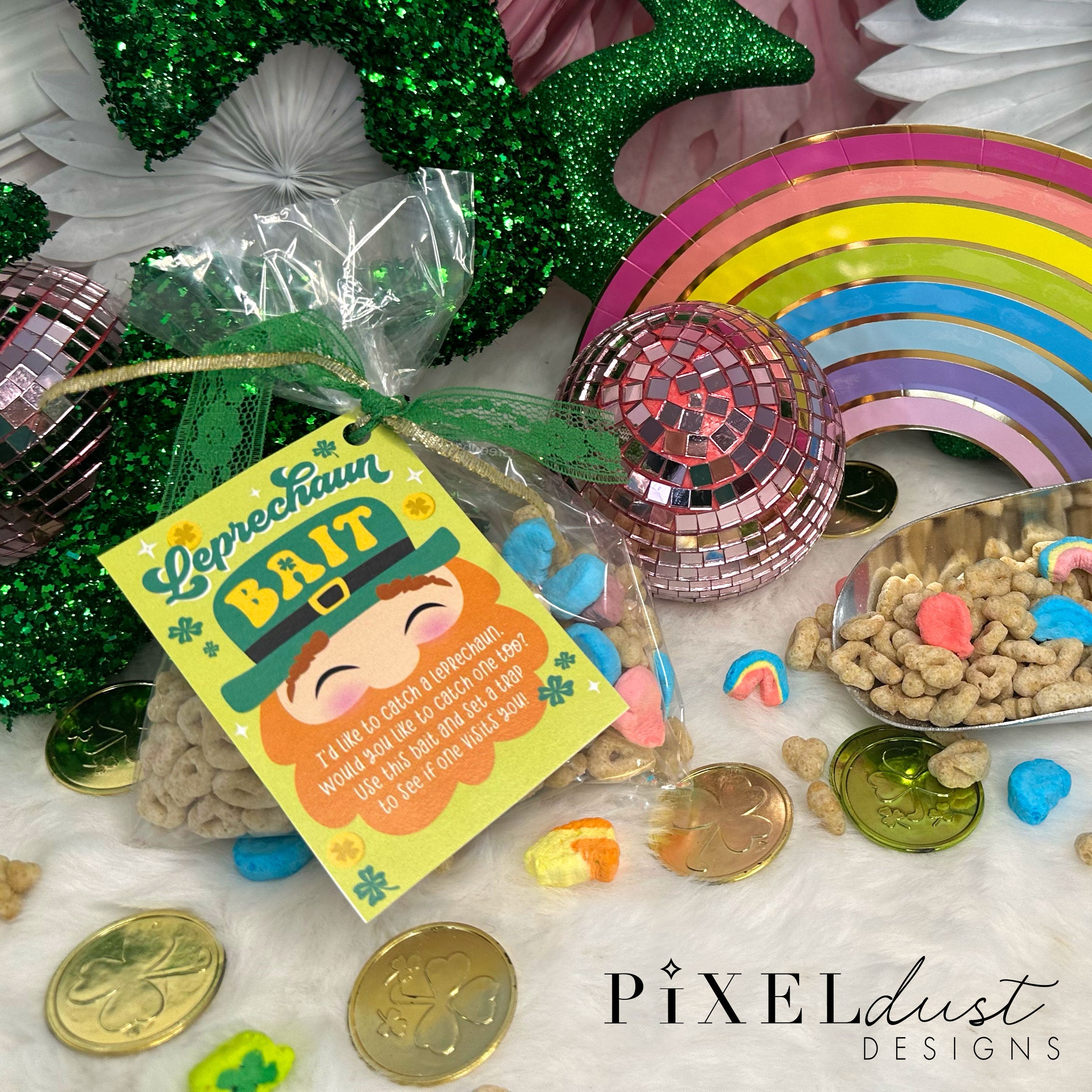 St. Patrick's Day Leprechaun Bait Printable Cards for Kids, Lucky ...