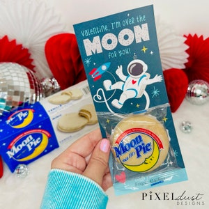 Astronaut Valentine Printable Cards, Classroom Valentines for Kids ...