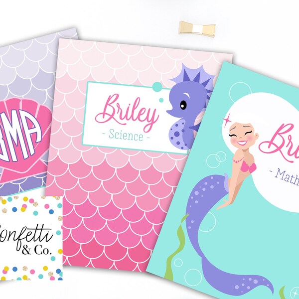 Notebook Name Sticker Cover - Etsy