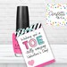 Printable Nail Polish Gift Tags, Valentine's Day Cards, Girl's ...