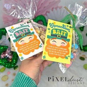 St. Patrick's Day Leprechaun Bait Printable Cards for Kids, Lucky ...