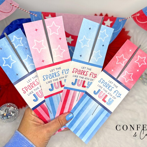 Sparkler Cards - Etsy