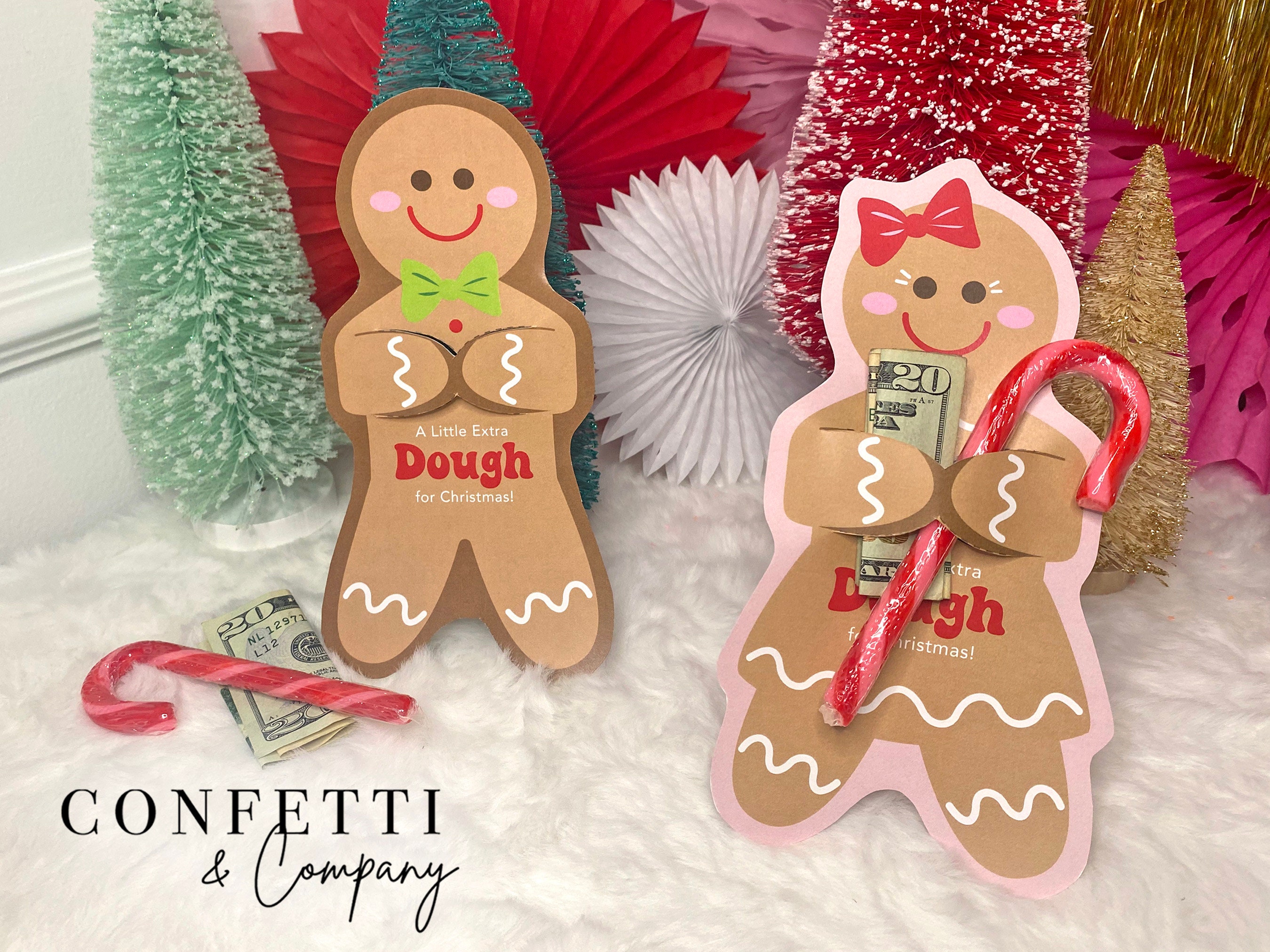 A Little Extra DOUGH for Christmas Gingerbread Cookie Money Holder ...