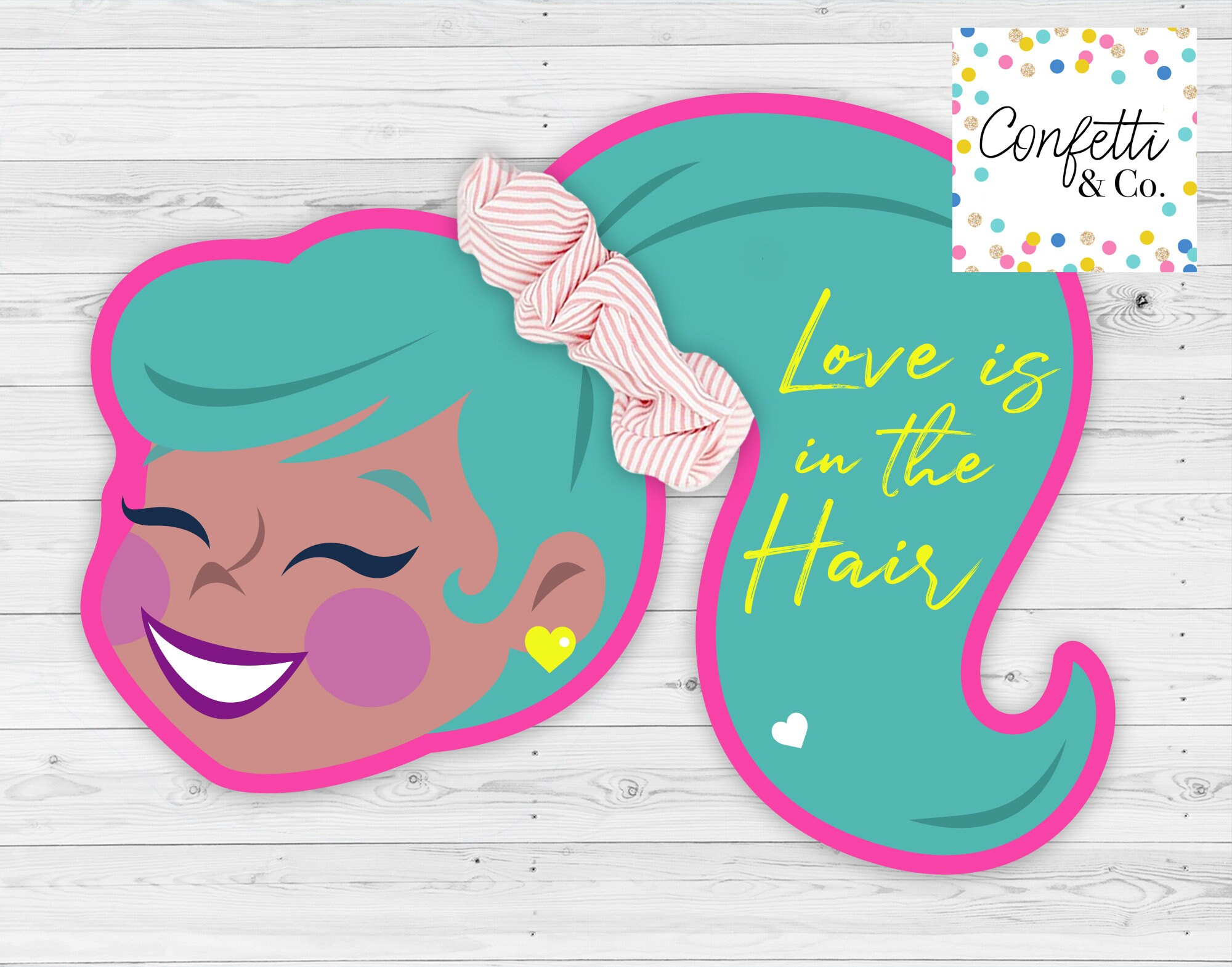 Girl's Scrunchie Valentines Printable Cards Kids | Etsy