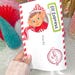 Printable Elf Envelopes, Elf Outfit Accessory, Printable Elf Prop ...
