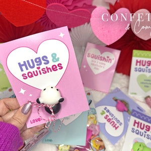 Squishie Valentines, Squishy Printable Valentine Cards, Hugs ...