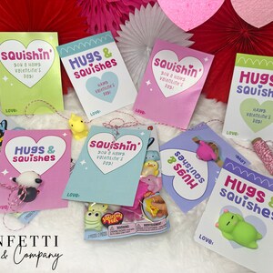 Squishie Valentines, Squishy Printable Valentine Cards, Hugs ...